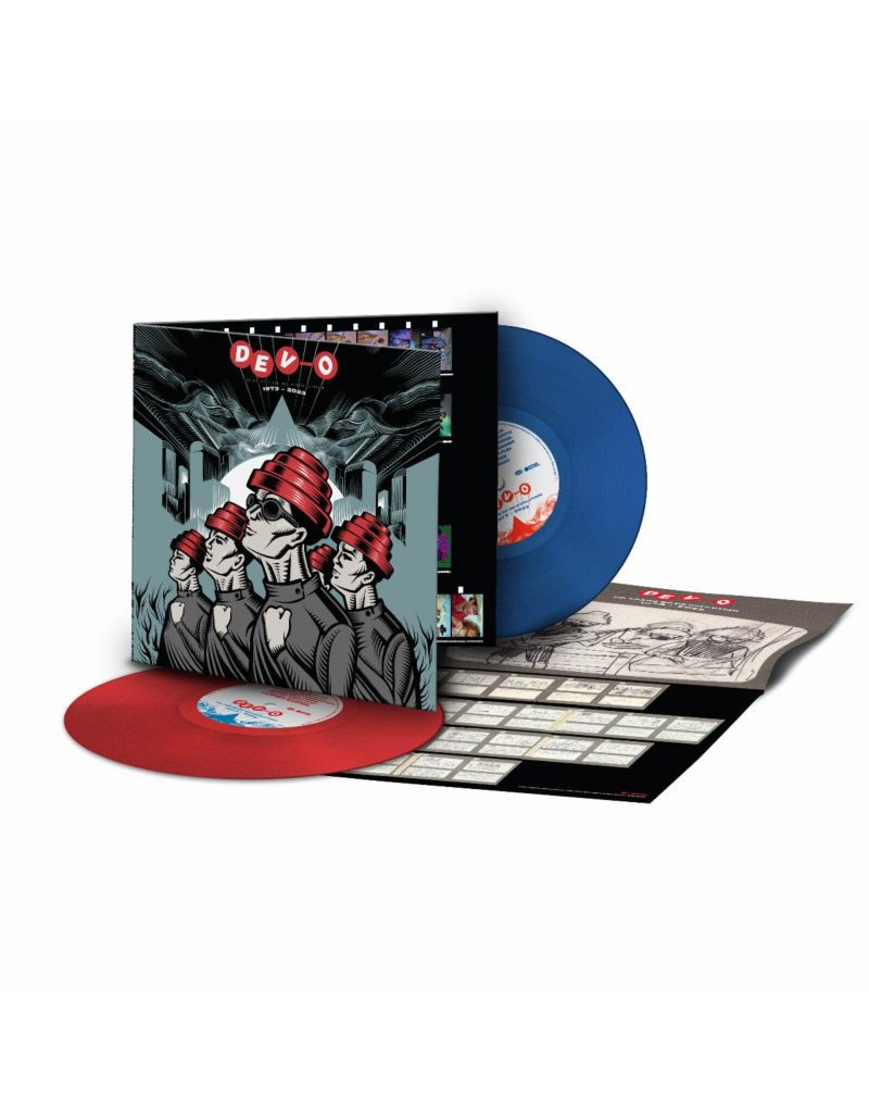 Devo – 50 Years of De-Evolution 1973–2023 (Ltd Edn Red & Blue Vinyl 2LP ...